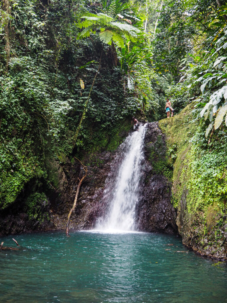 Seven Sisters Waterfall Grenada • Hiking in Grand Etang